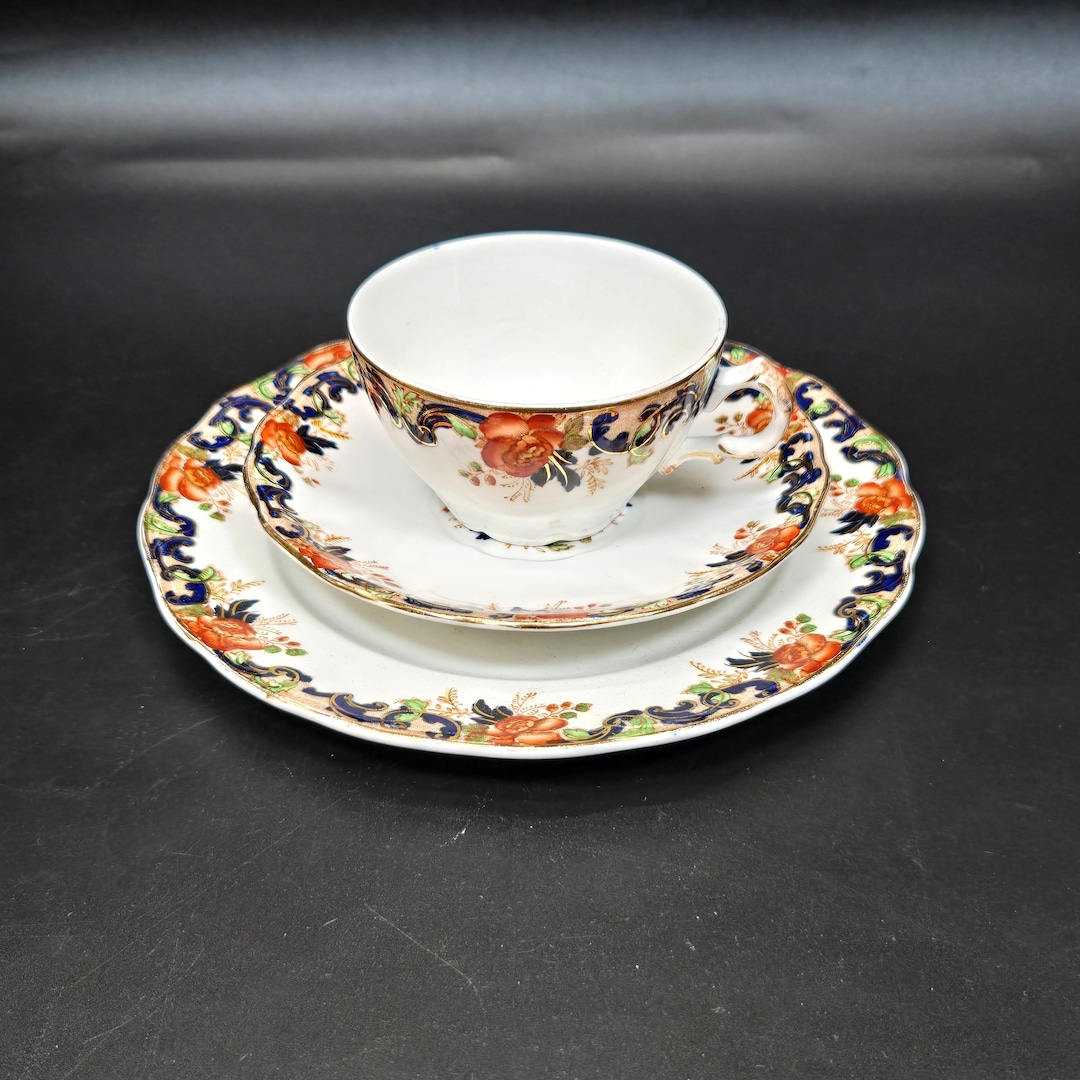 Rare Vintage John Maddock Royal Vitreous Majestic Tea Cup & Saucer 3 ...