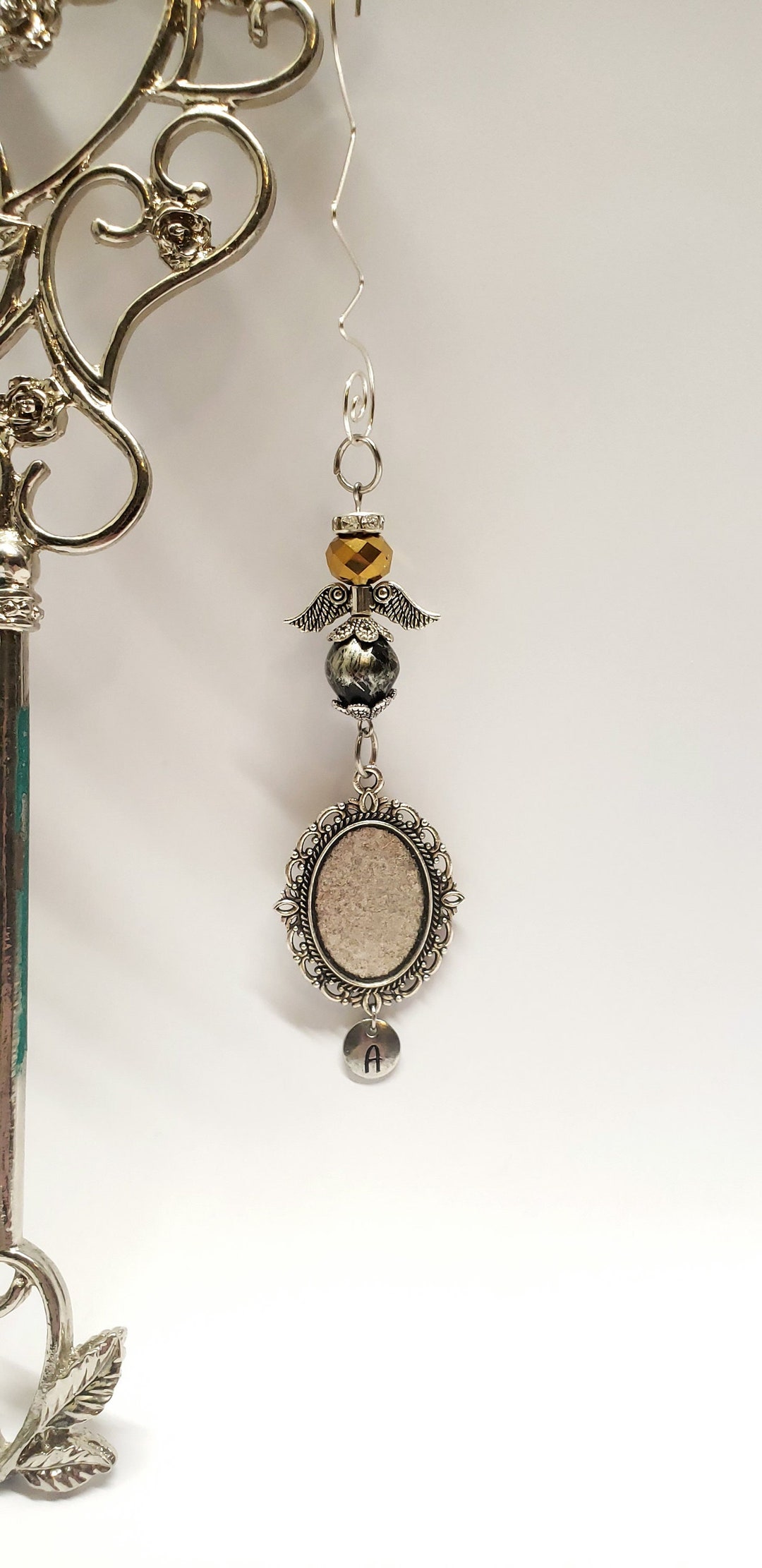 Handmade Guardian Angel Personalized Photo Frame Ornament Angel ...