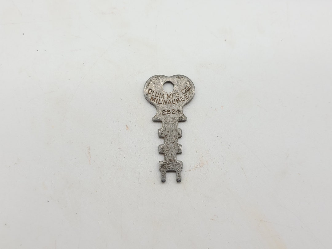 Antique Clum Mfg Co Unusual Looking Automobile Ignition Key 2624 - Etsy
