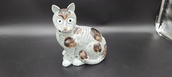 Mottahedeh Rockefeller Collection Chinese Cat Night Lamp | Etsy