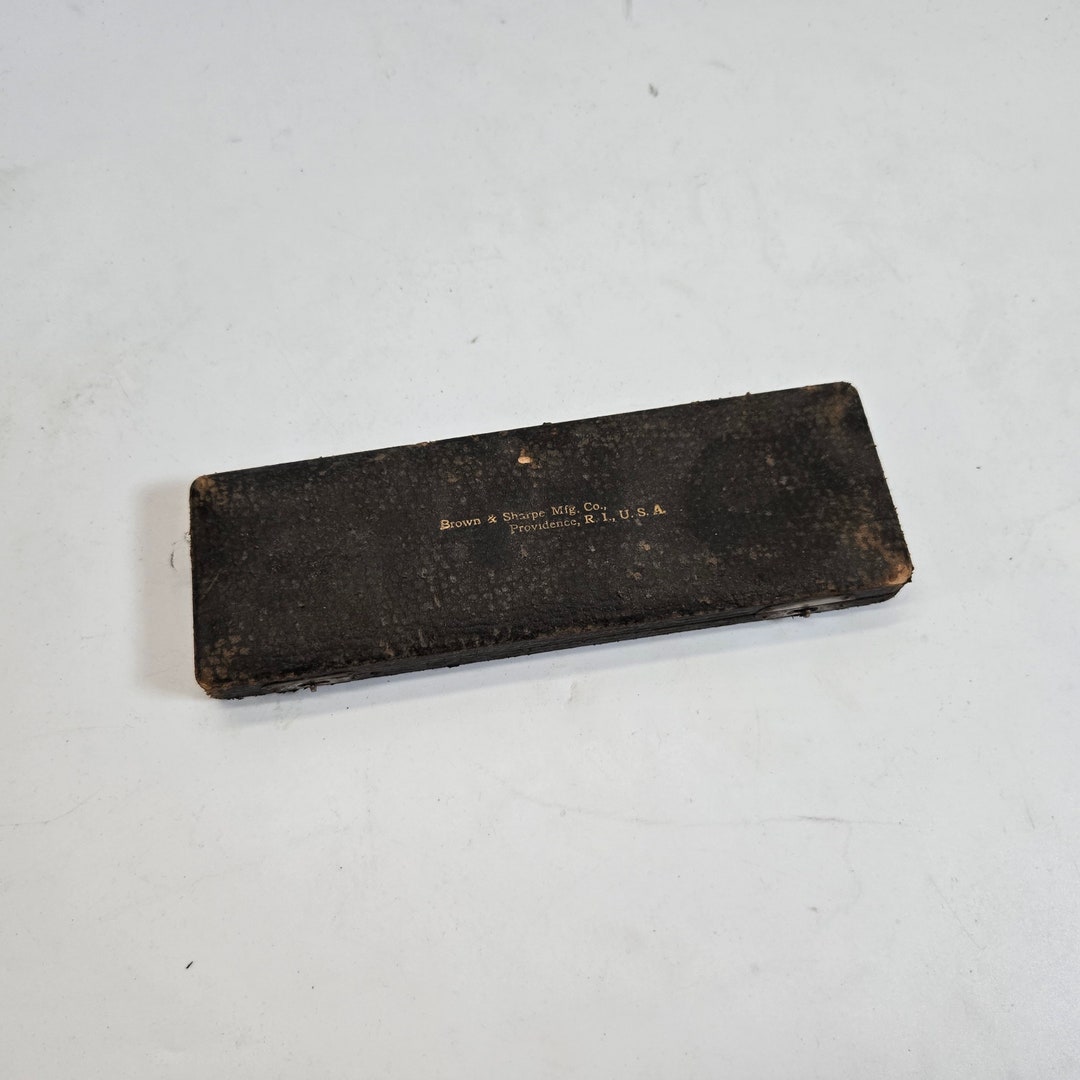 Antique Brown & Sharpe Micrometer Box Case - Etsy