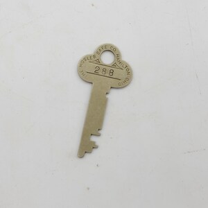 Rare Antique Mosler Safe Lock Safe Deposit Box Key N642 288 - Etsy