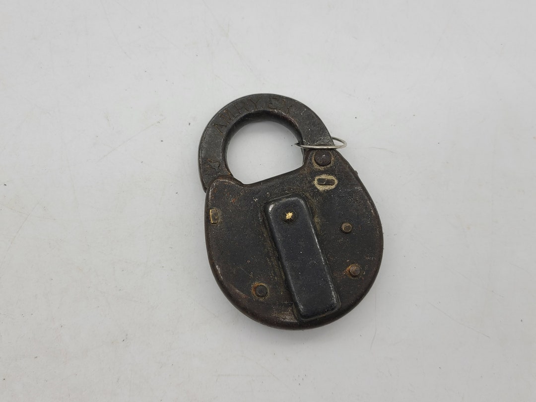 Antique Yale Brass Padlock Marked ARMY EX W/ Chain NO Key - Etsy