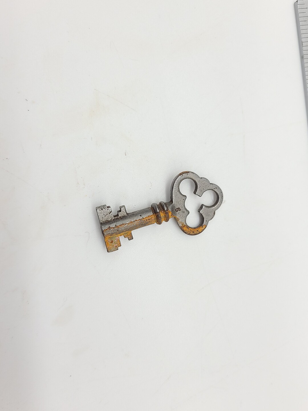 Rare Antique Double Bit Trunk Key 6 - Etsy