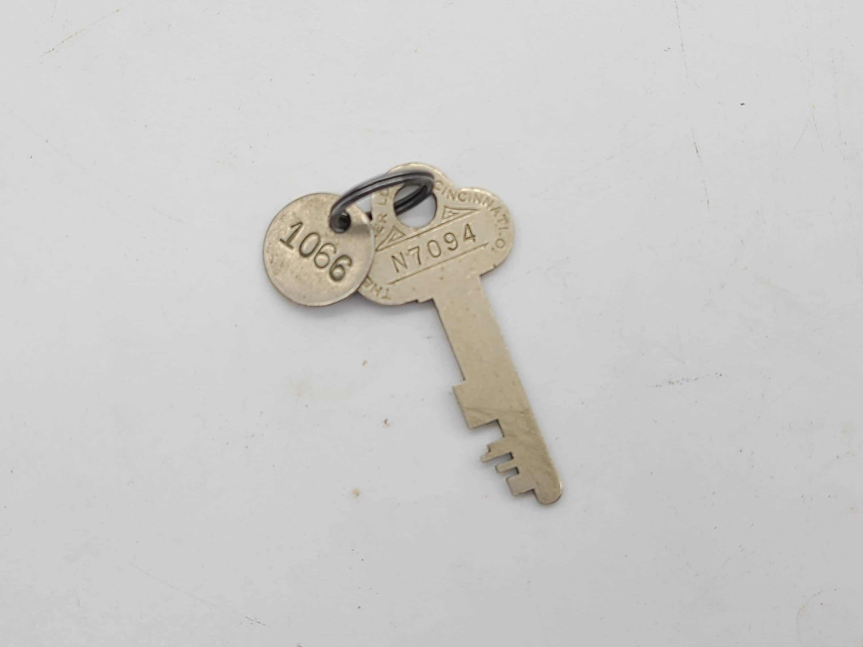 Rare Antique Mosler Safe Lock Safe Deposit Box Key N7094 1066 - Etsy