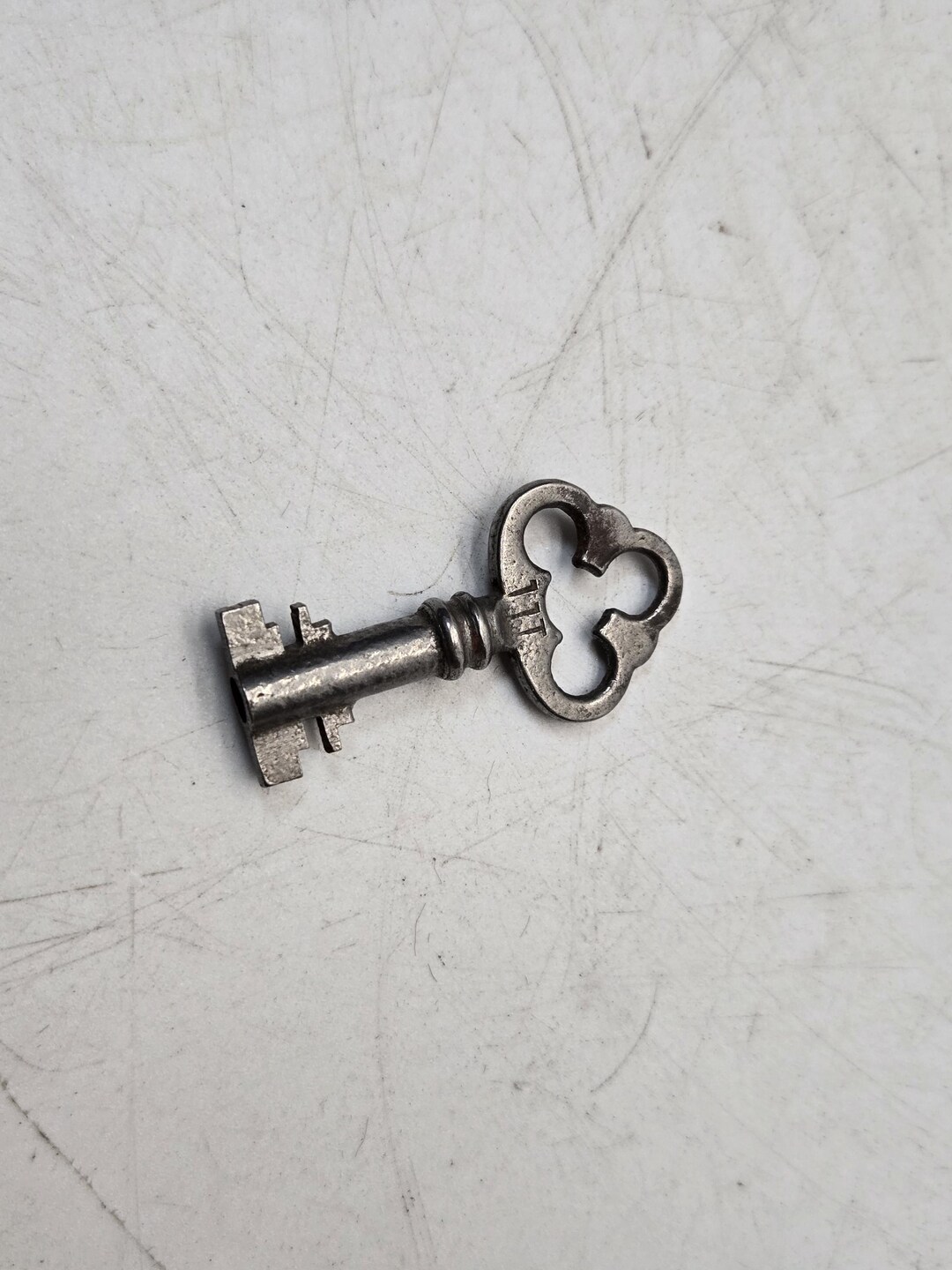 Rare Older Double Bit Trunk Key 11T for Old Trunk or Steamer Barrel Key ...