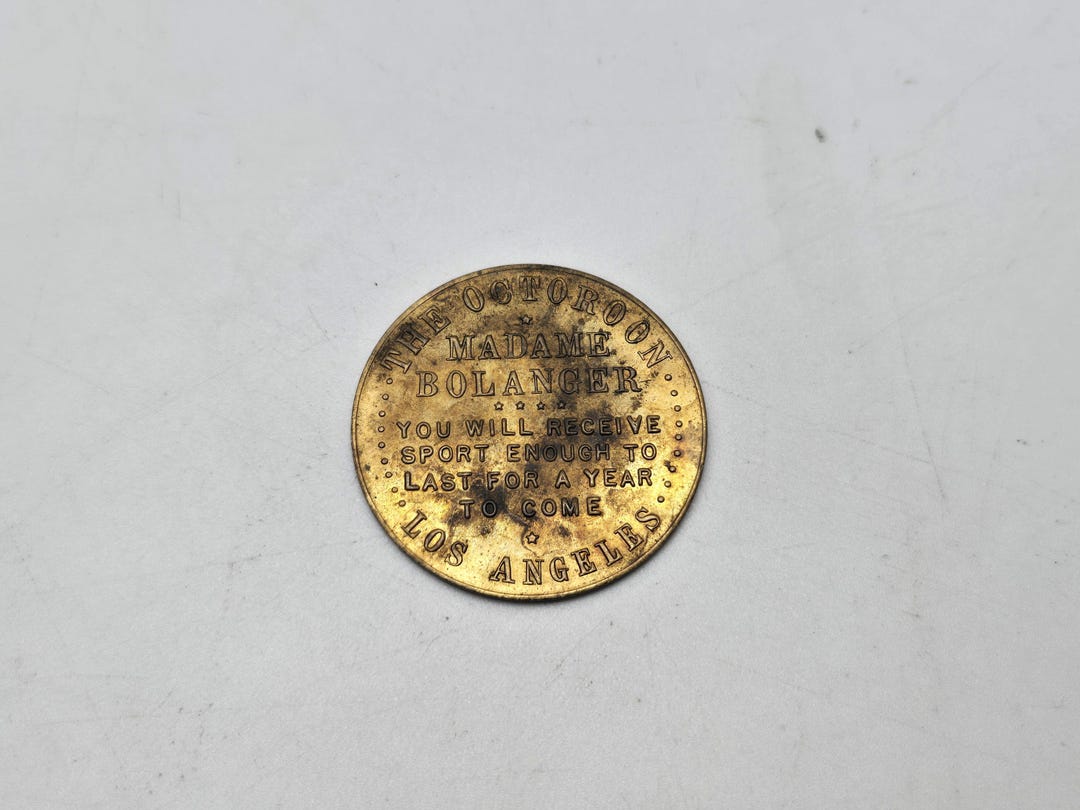 UNCLE SAM HOTEL Yuma Arizona Territory Vintage Brass Advertising Token ...
