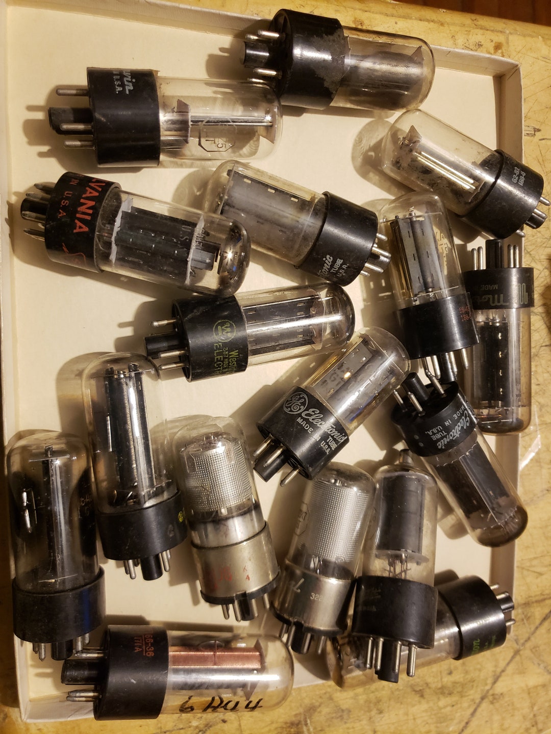 Lot of 10 Used Octal 8 Pin Radio Tubes for Electronics or Art - Etsy