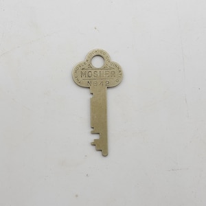 Rare Antique Mosler Safe Lock Safe Deposit Box Key N642 288 - Etsy