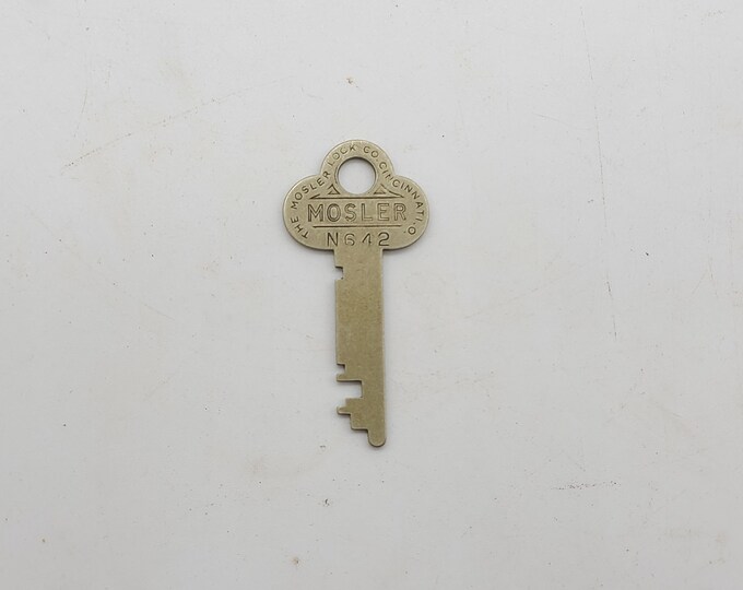 Rare Antique Mosler Safe Lock Safe Deposit Box Key N642 #288 - Etsy