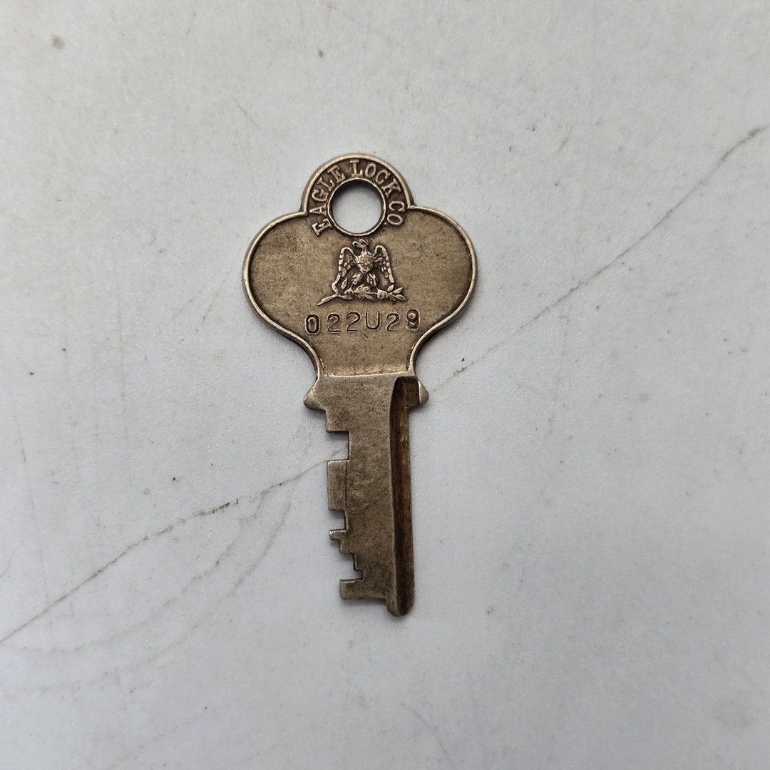 Antique Steamer Trunk Key Eagle Lock Co 022U29 - Etsy
