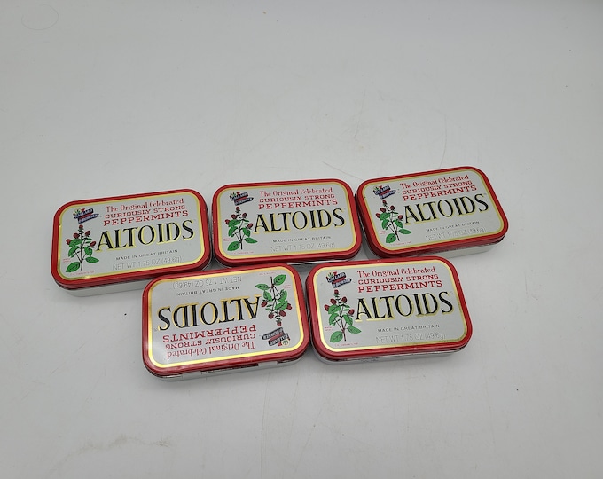 Lot of 5 Vintage ALTOIDS Great Britain Tin the Original Celebrated ...