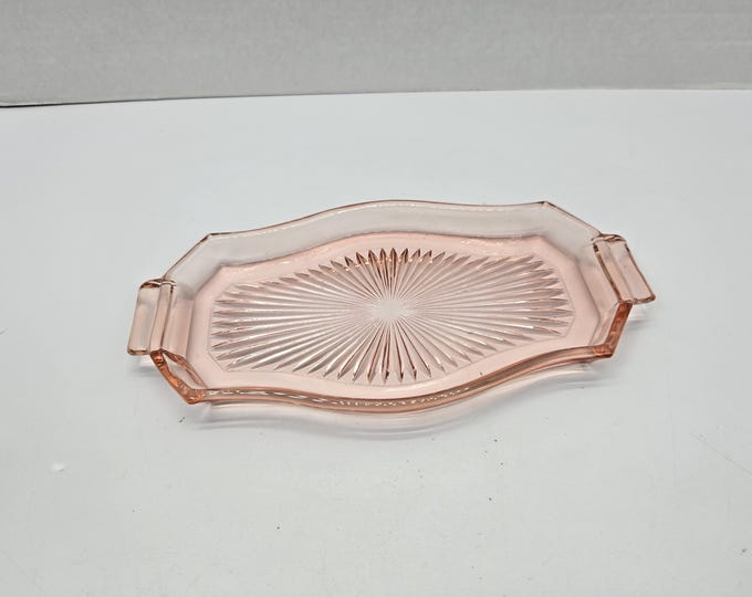 Antique Art Deco Tiffin Pink Vanity Tray Perfume Bottle Powder Tray - Etsy