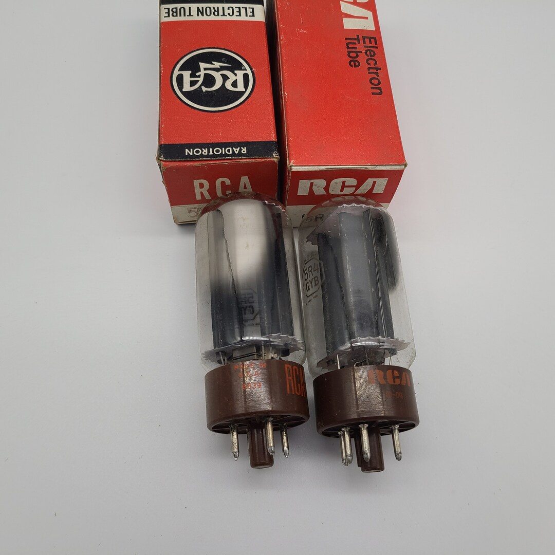 Pair of RCA Brown Base 5R4GYB 5R4 Rectifier Tubes NEW in Boxes - Etsy