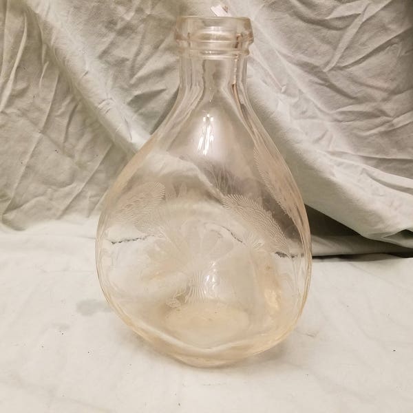 3 Sided Glass Bottle - Etsy