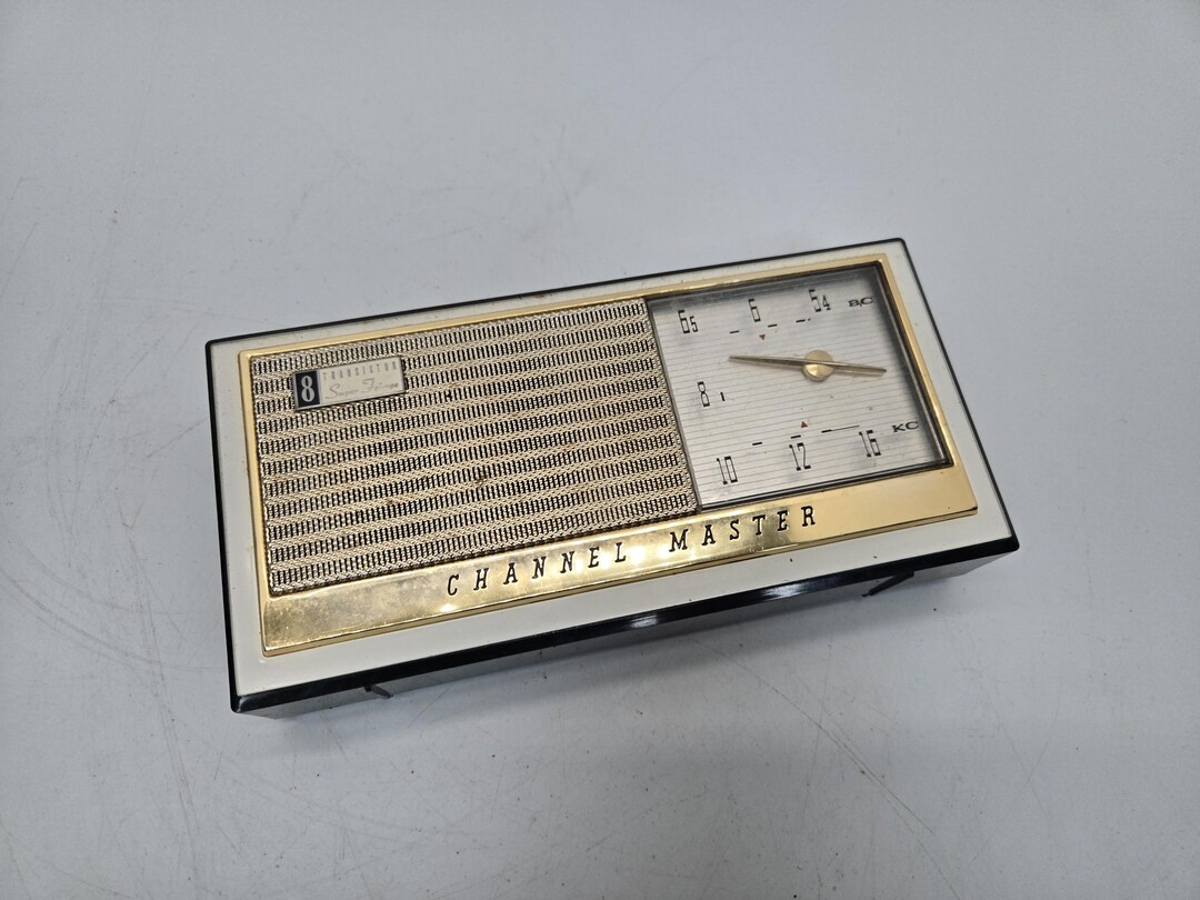 Vintage Channel Master Super Fringe 6515 Transistor Radio W/ Case Low ...