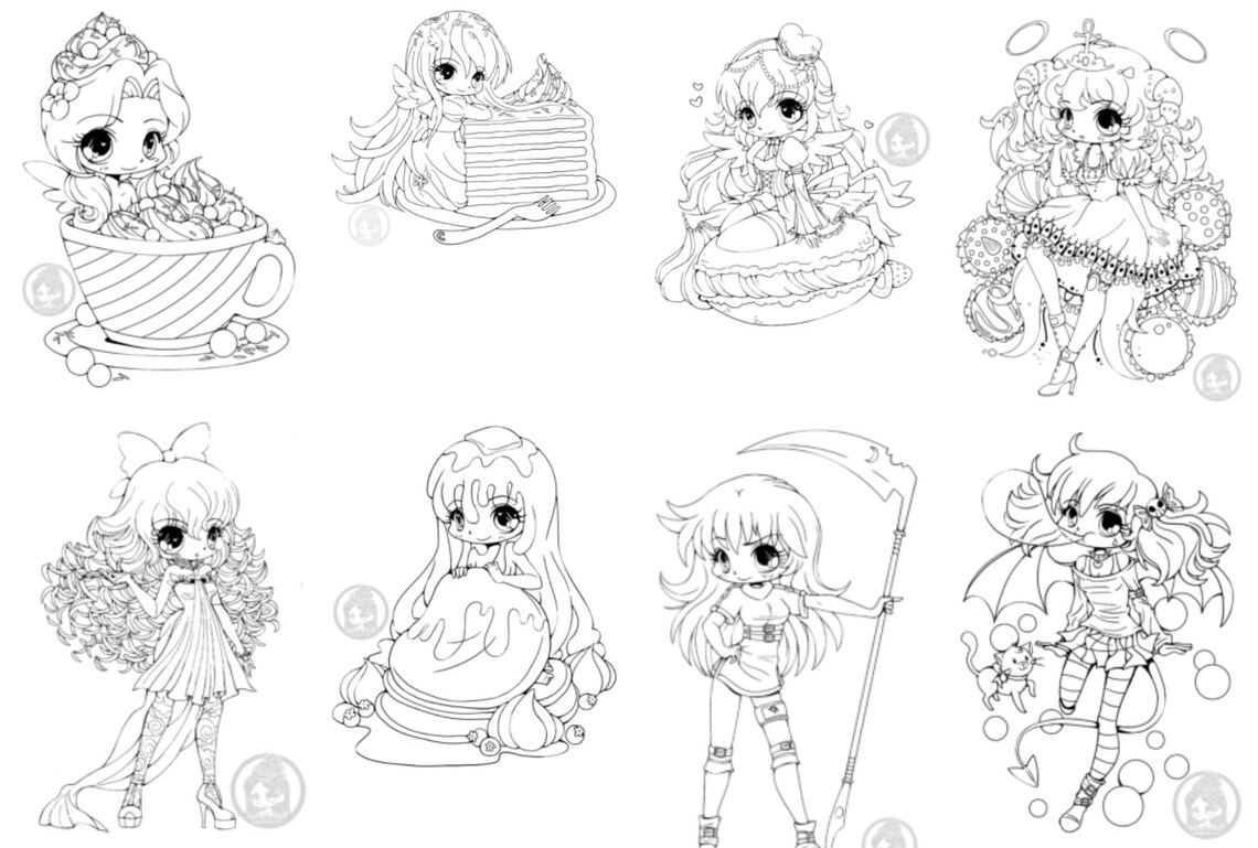 Yampuff Lineart Collection - 150+ Linearts - Instant Digital Download ...