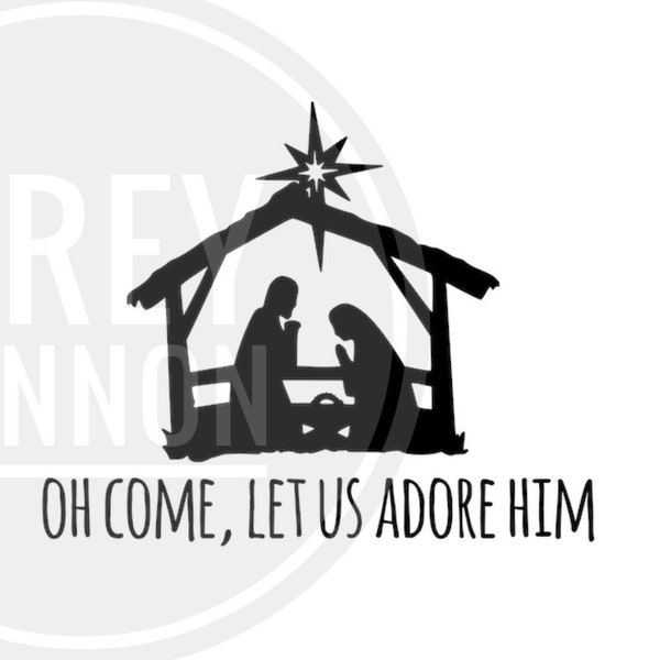 Oh Come Let Us Adore Him Print - Etsy