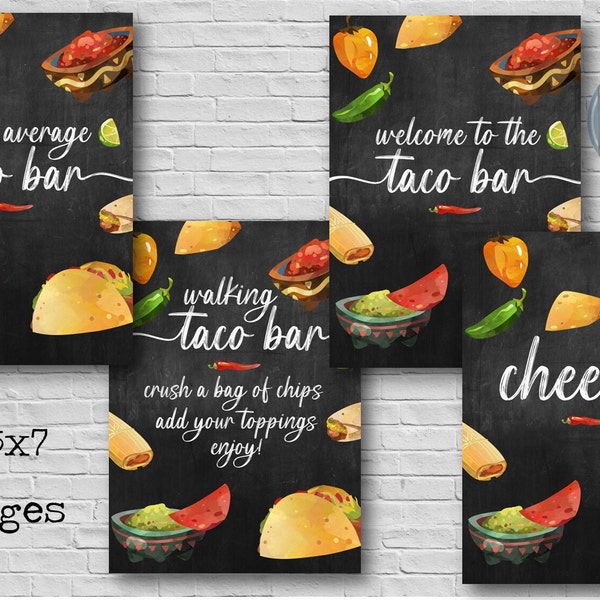 Taco Bar Sign - Etsy