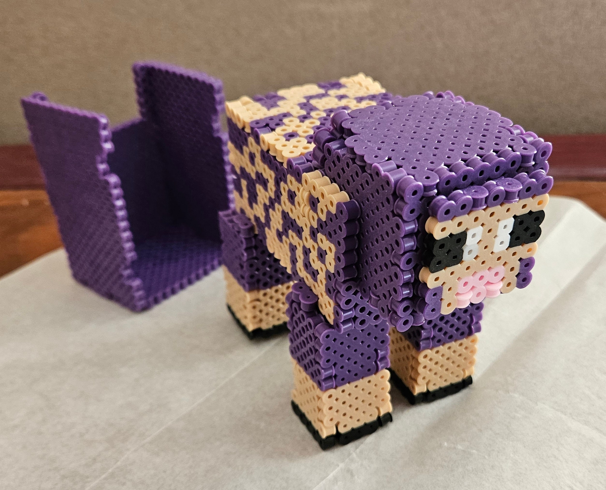 Minecraft Sheep Perler Bead PDF - Etsy