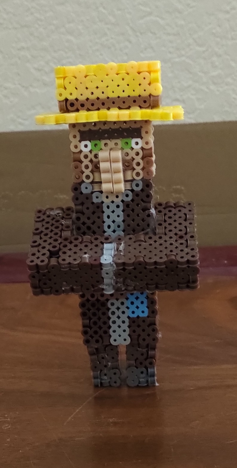 Minecraft Farmer Perler Pattern - Etsy