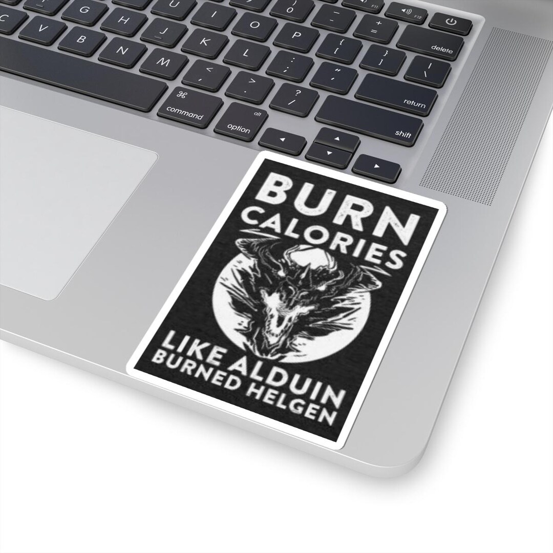 Alduin Workout Kiss-cut Stickers, Gym Motivation, Fantasy Lover Gifts ...