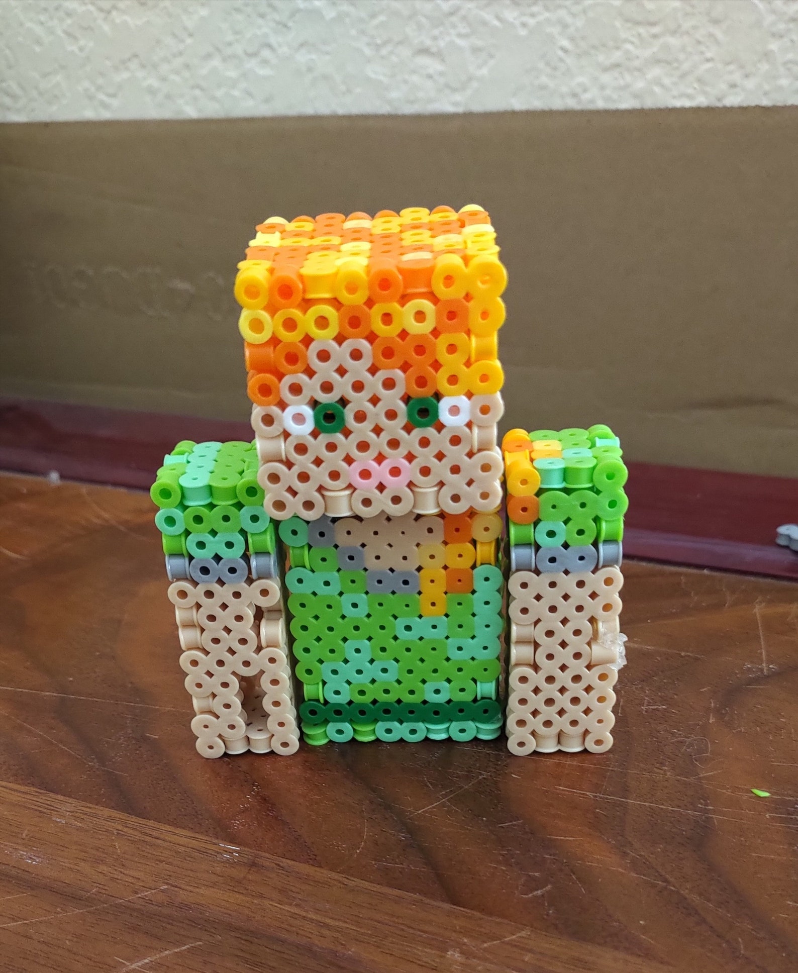 Minecraft Perler Bead Pattern, Alex Design, Craft, Pixel Art Guide, - Etsy