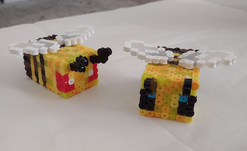 Minecraft Perler Bead Pattern, Bee and Hive Design, DIY PDF Craft ...