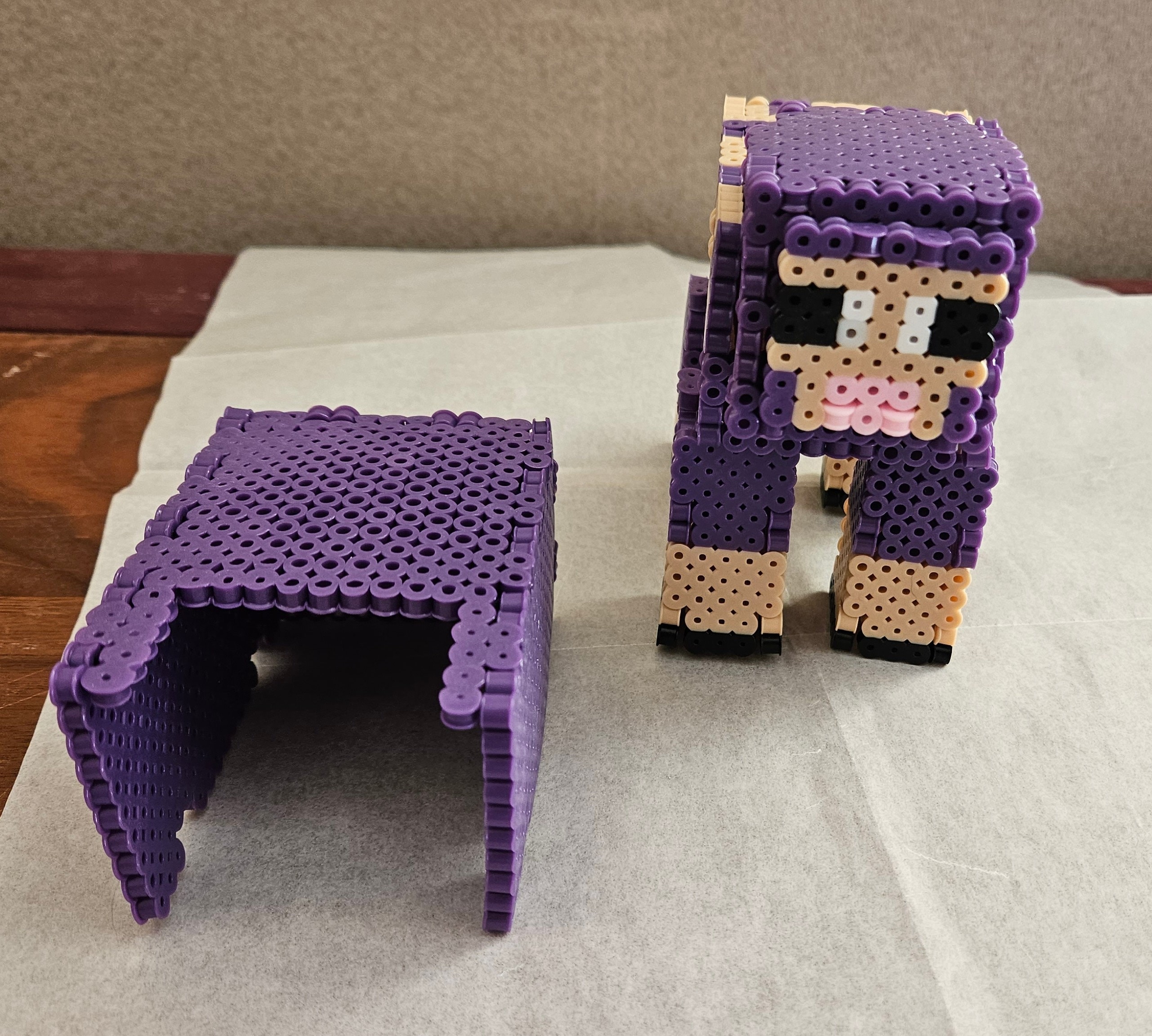 Minecraft Sheep Perler Bead PDF - Etsy