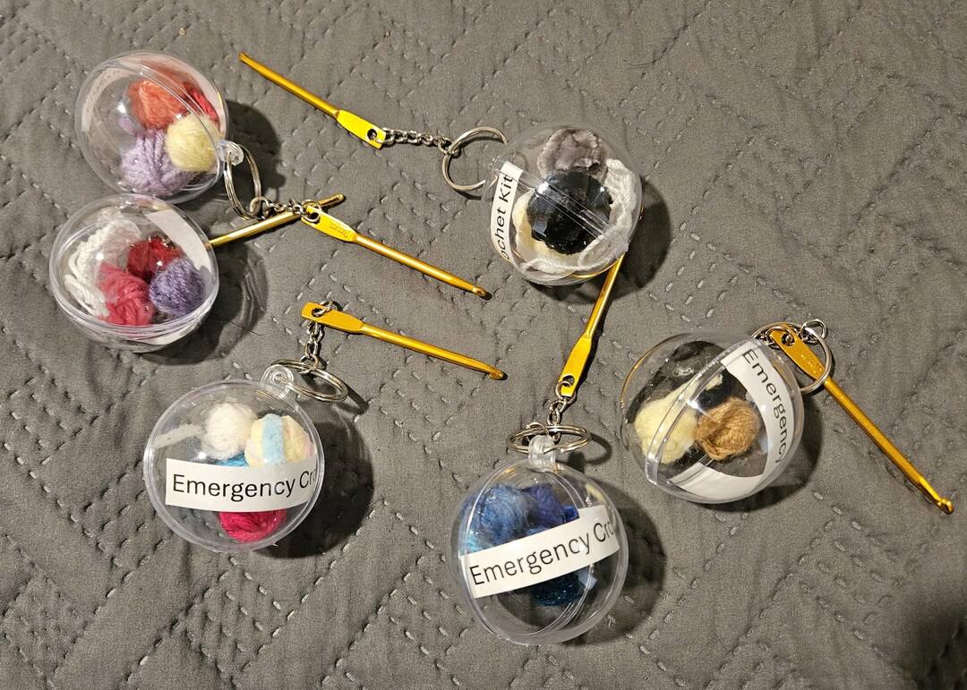 Make Your Own Crochet Keychain - Etsy