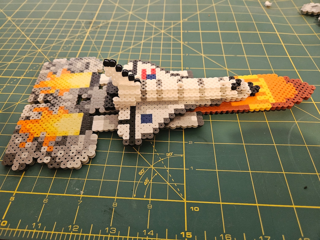 Perler Bead Shuttle Rocket - Etsy