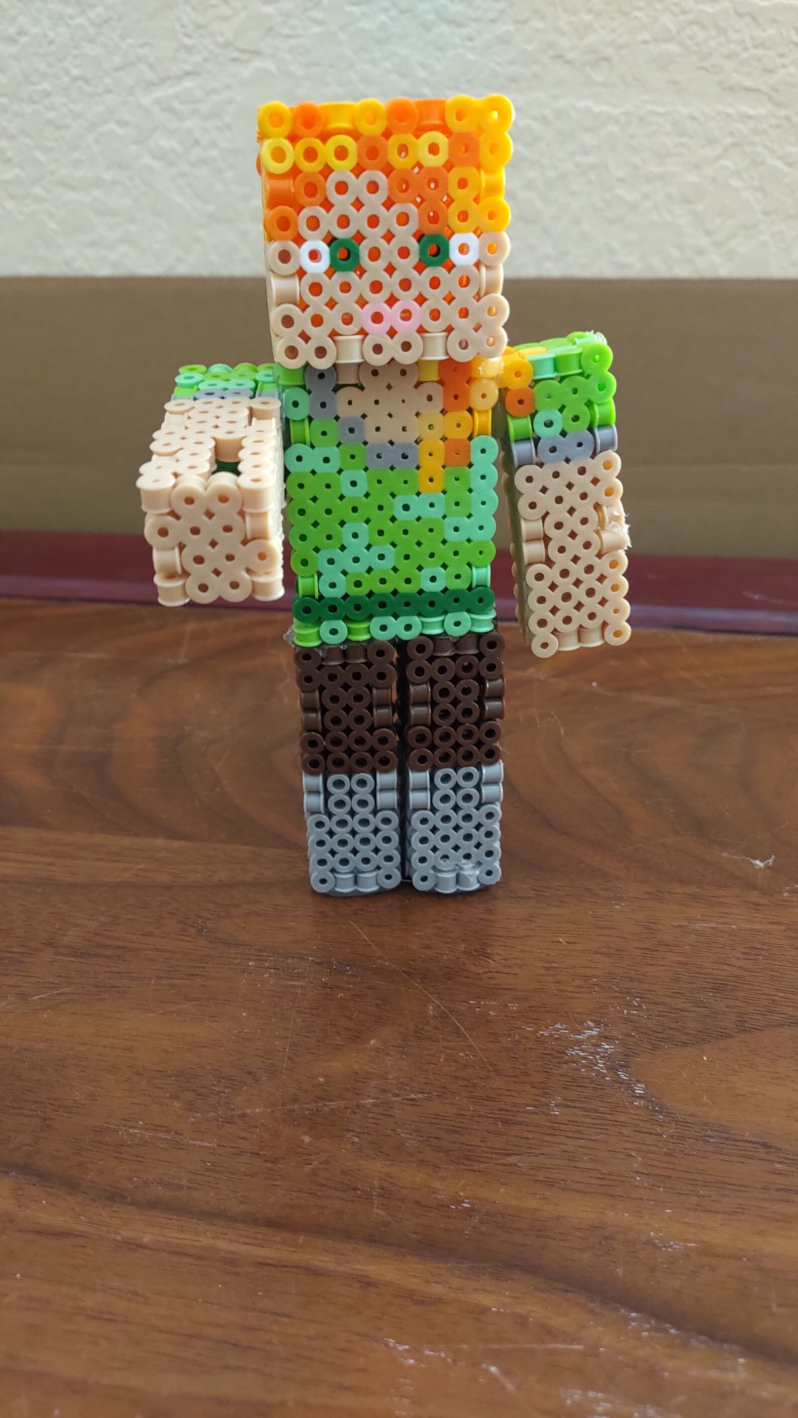 Minecraft Perler Bead Pattern, Alex Design, Craft, Pixel Art Guide, - Etsy