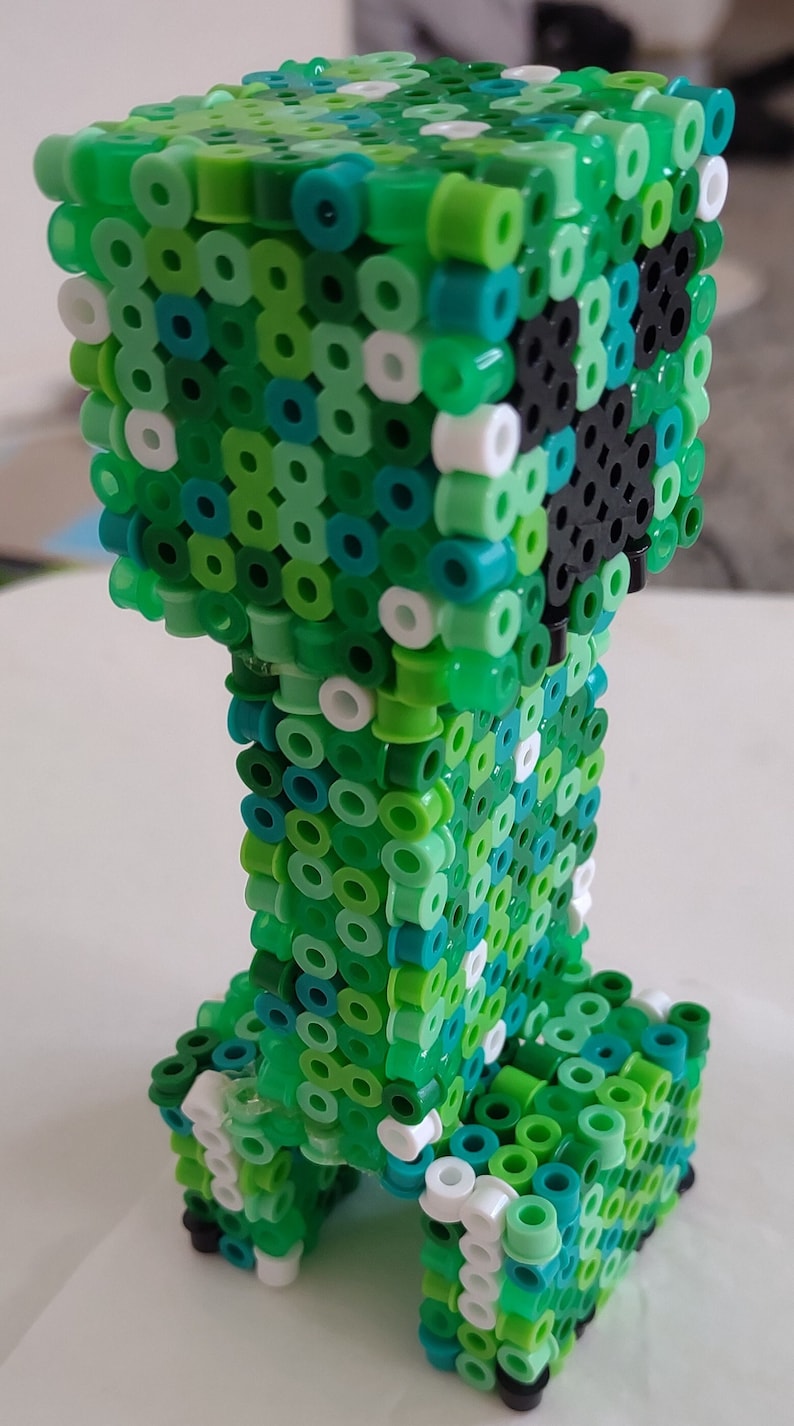 Minecraft Perler Bead Pattern, Creeper Design, DIY PDF Craft, Pixel Art ...