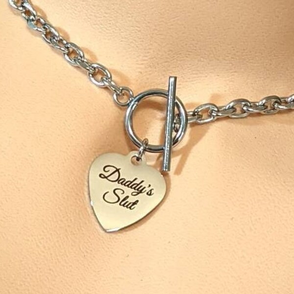 Daddys Slut Collar Etsy