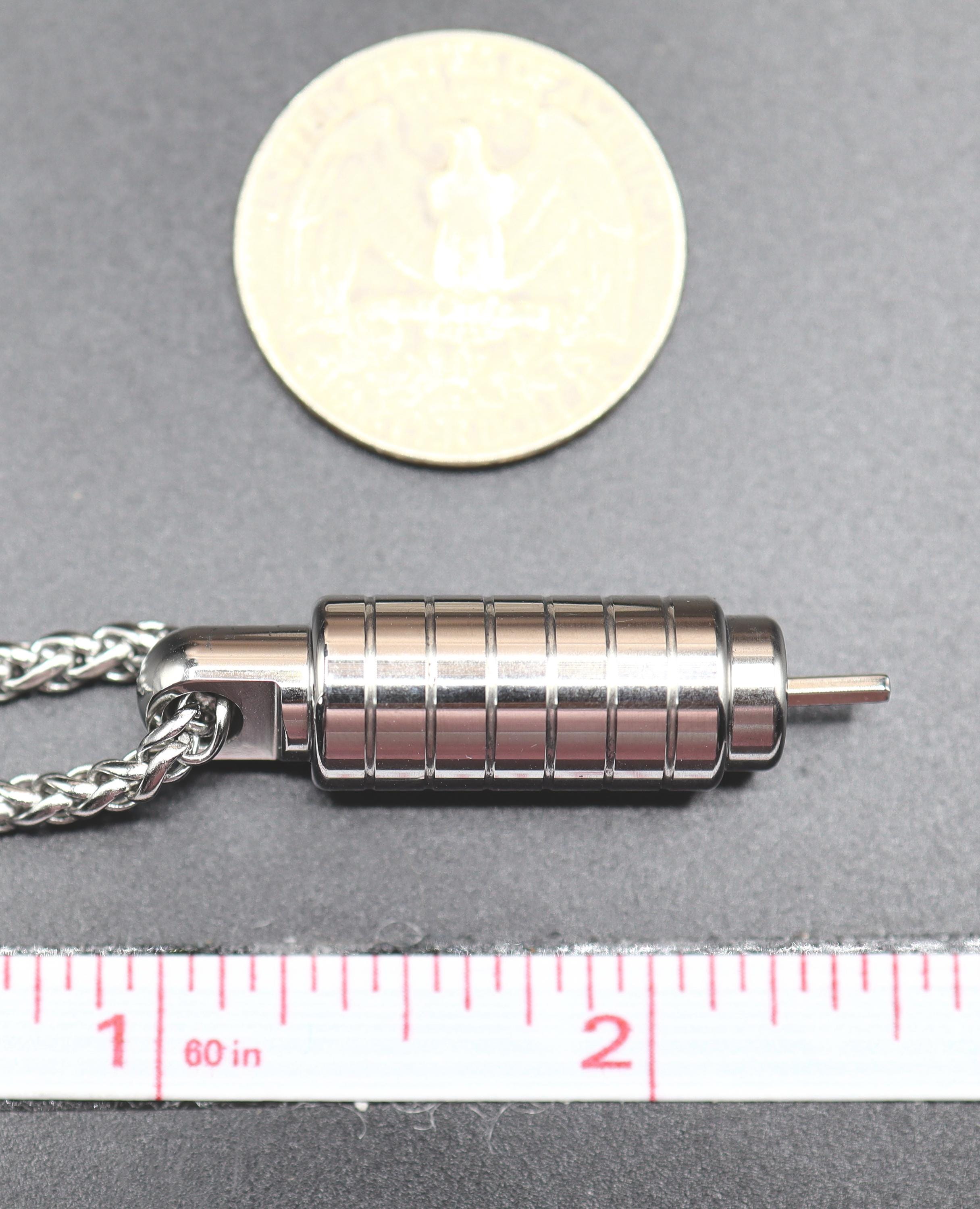 Master Key Pendant * Dom Key Holder Necklace * Stainless Steel * Fits ...
