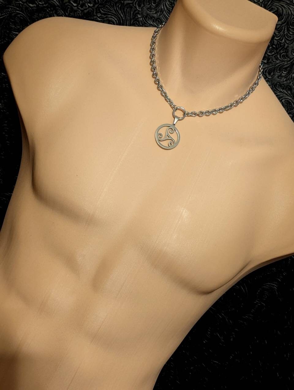 Triskelion Day Collar 100% Stainless Steel O Ring - Etsy
