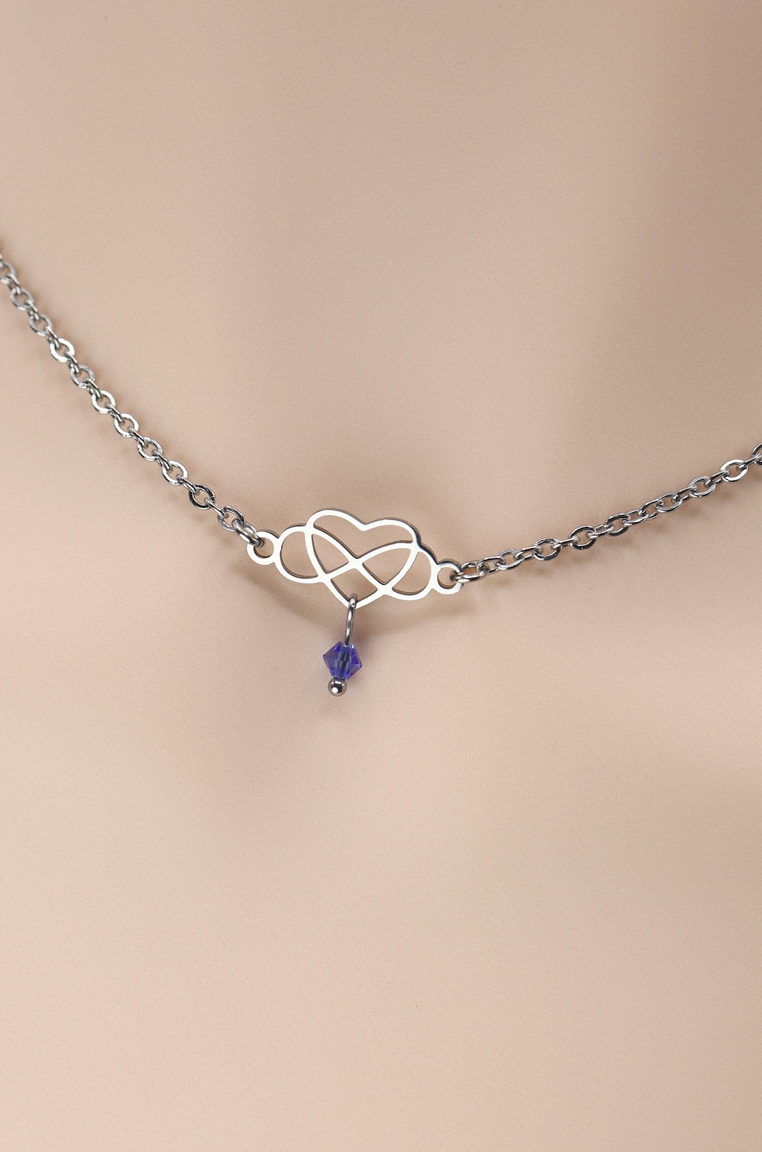 Day Collar * Infinity Heart W/ Color Options * Locking Options * 24/7 ...