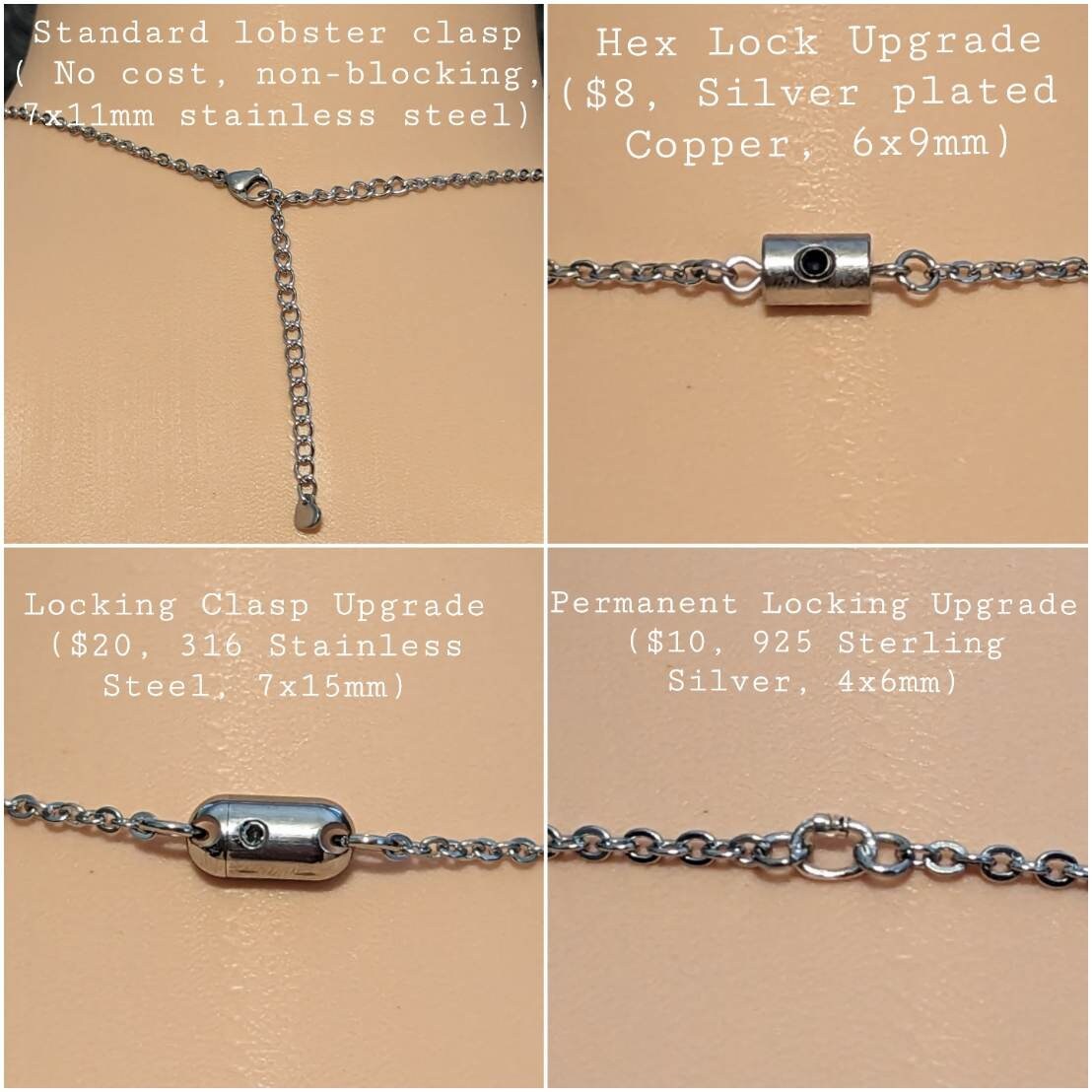 Day Collar Chainmail O Ring W/ Spike Locking Options - Etsy