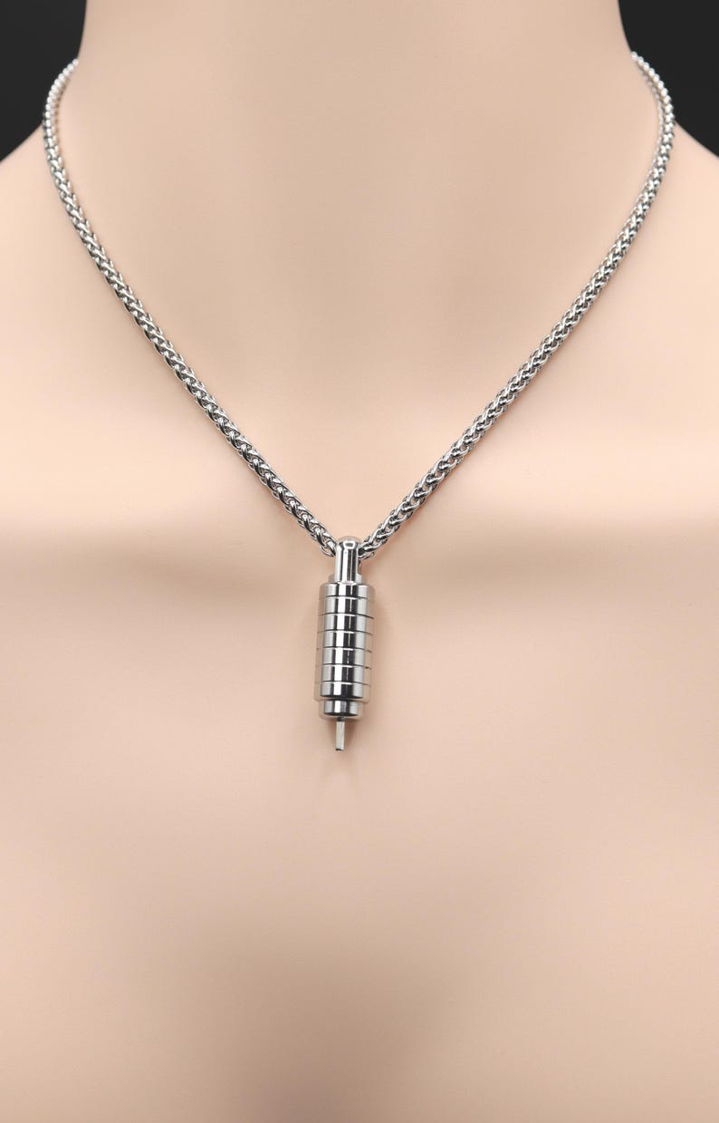 Master Key Pendant * Dom Key Holder Necklace * Stainless Steel * Fits ...
