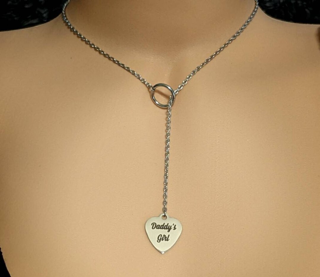 Day Collar * O Ring Heart * Daddy's Girl * Locking Options *24/7 Wear ...