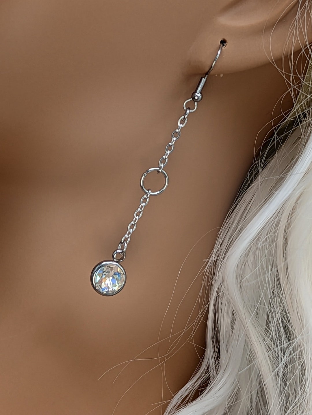 O Ring Earrings W/ Color Options Stainless Steel - Etsy