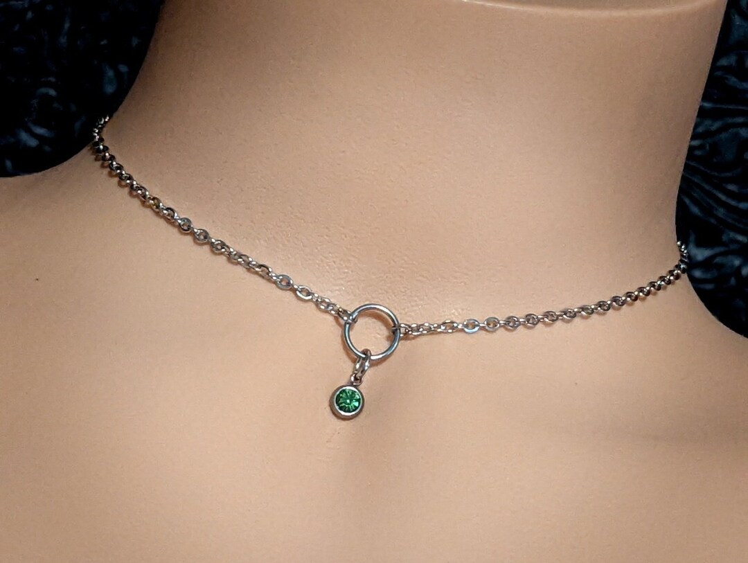Day Collar O Ring W/ Color Options Locking Options 24/7 Wear - Etsy