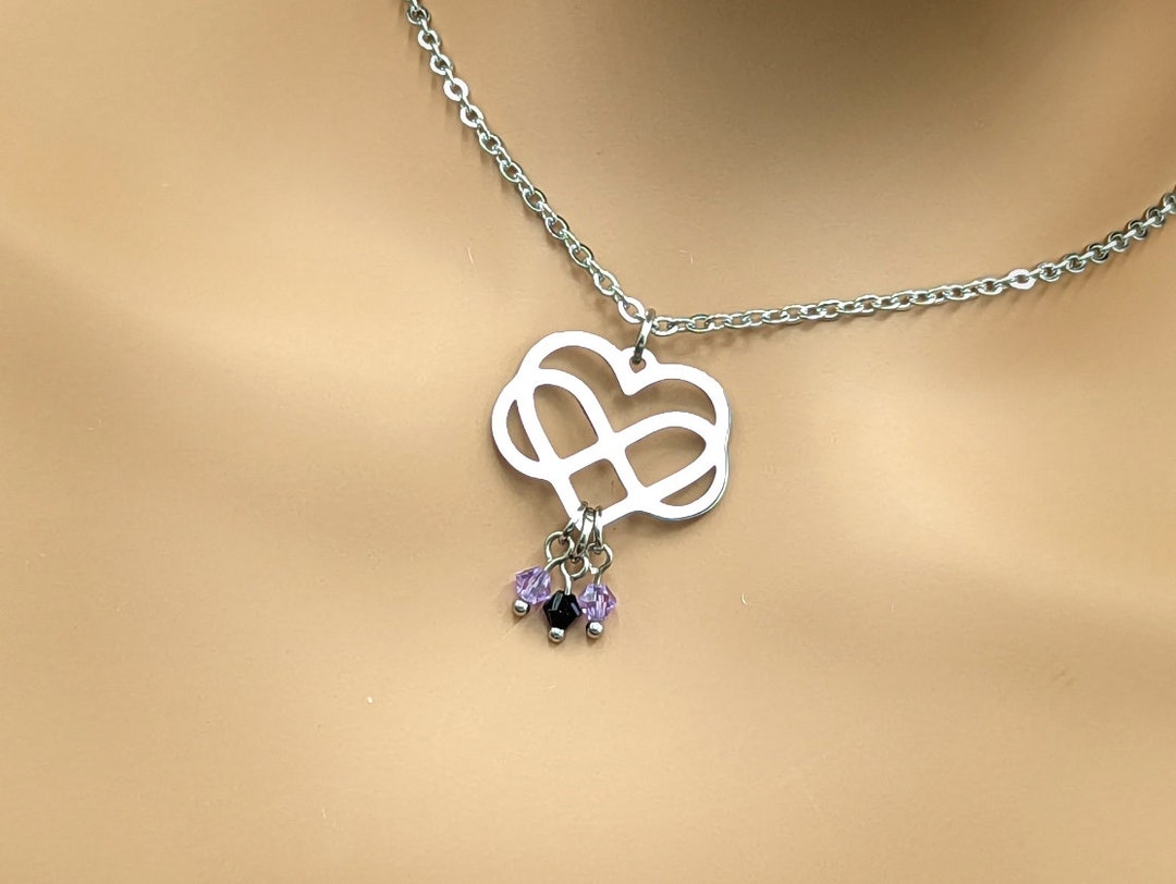 Day Collar Infinity Heart W/ Color Options Locking Options - Etsy