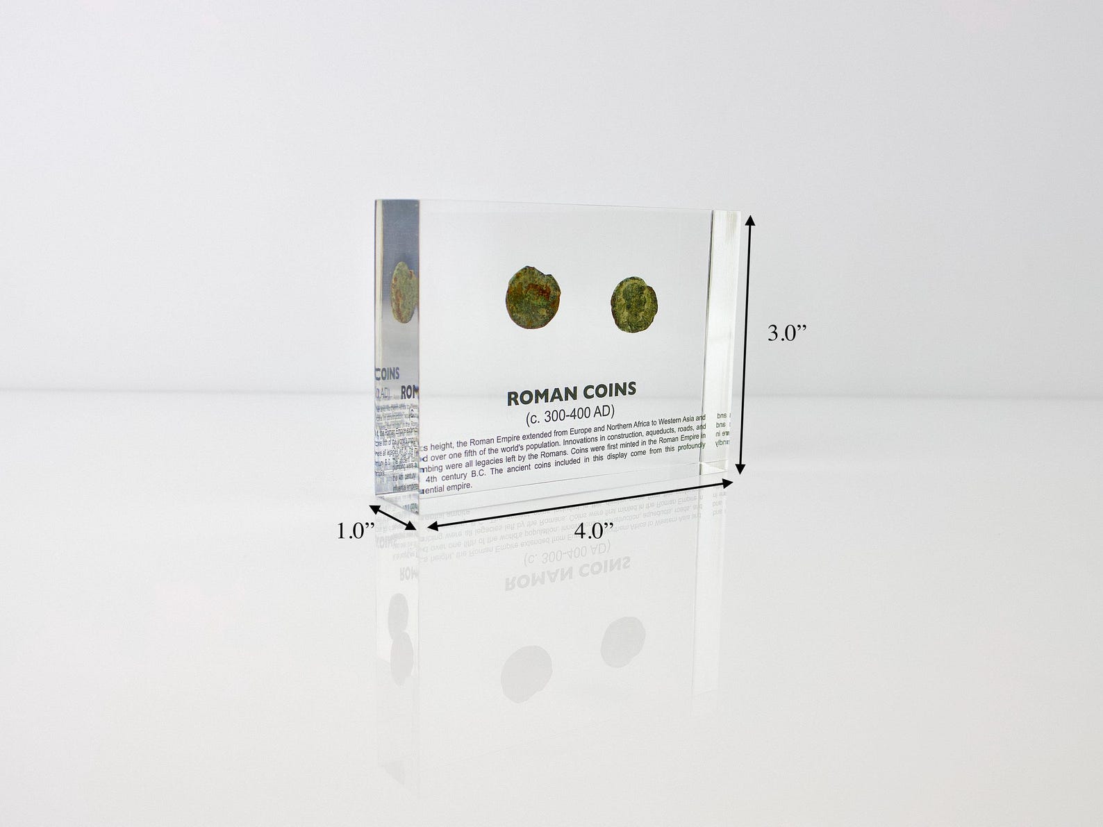 Roman Coin Display Authentic Quality Ancient Roman Empire Acrylic ...