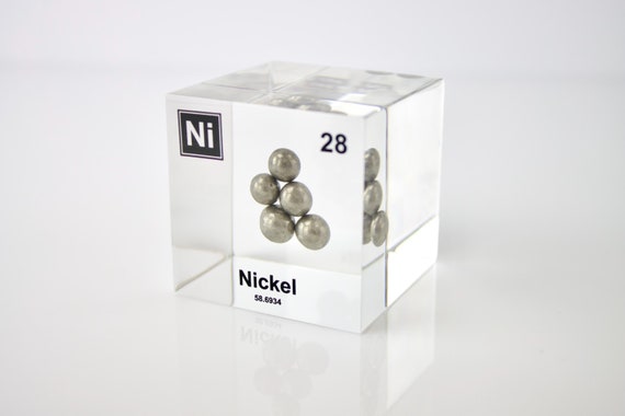 Elemento Nichel Tavola Periodica Nichel Puro Sfera Di 99.99%