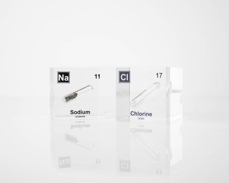 Nacl (sodium Chloride) Cube Bundle - Etsy