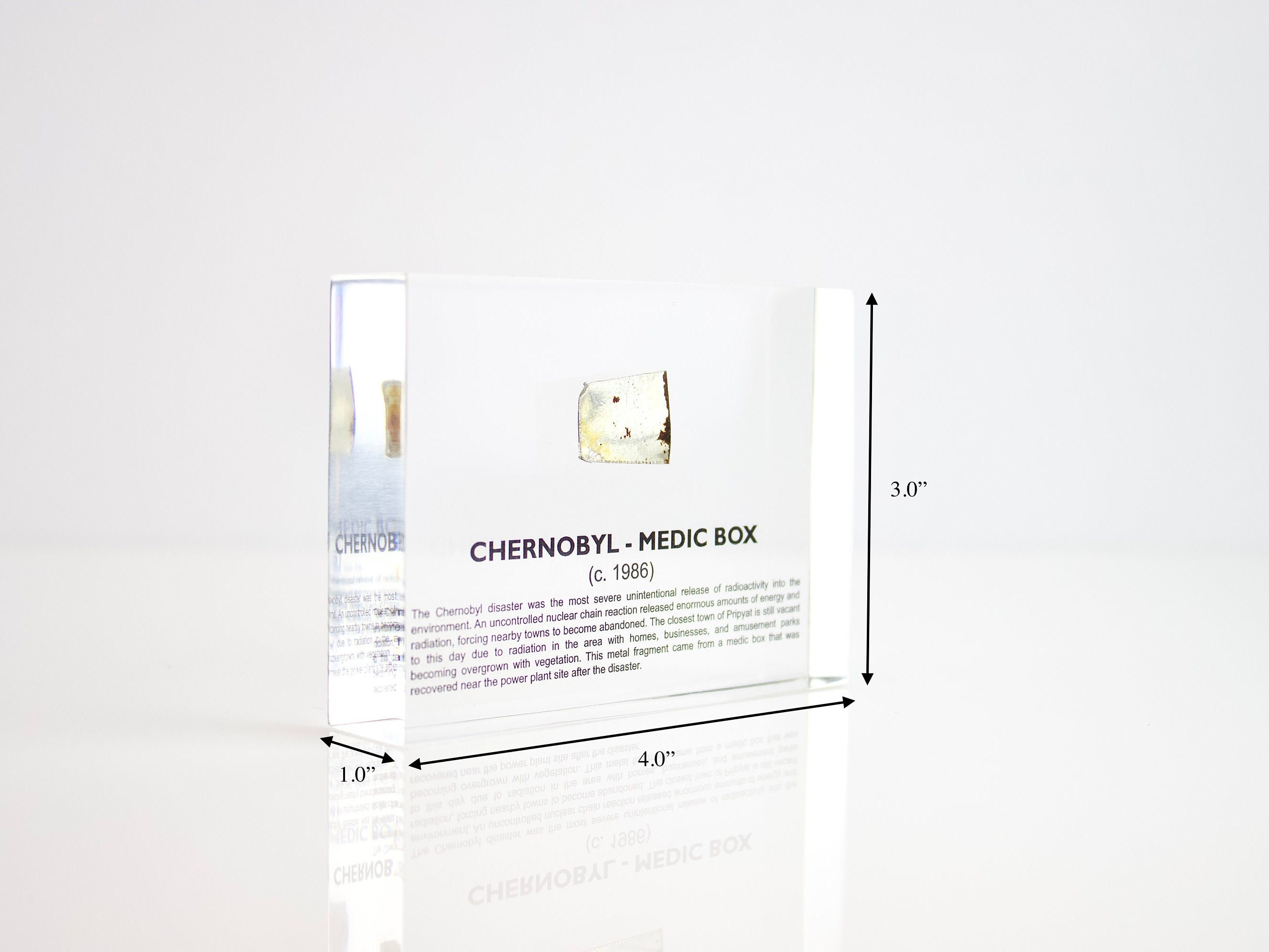 Chernobyl Medic Box Historical Student Desk Ornament Acrylic Display ...