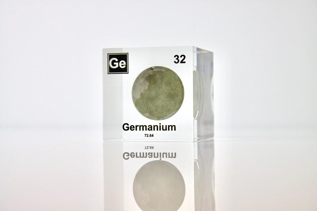 Germanium Element Cube Personalized Gifts for Him PERIODIC TABLE ...