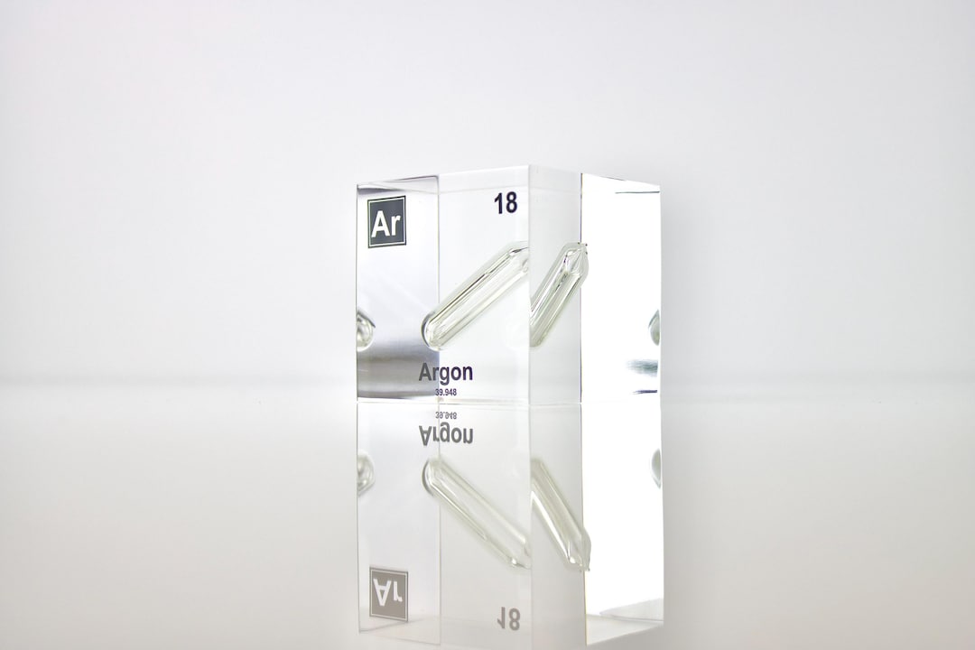 Argon Element Cube Rare Teacher Gift Display PERIODIC TABLE Teacher ...