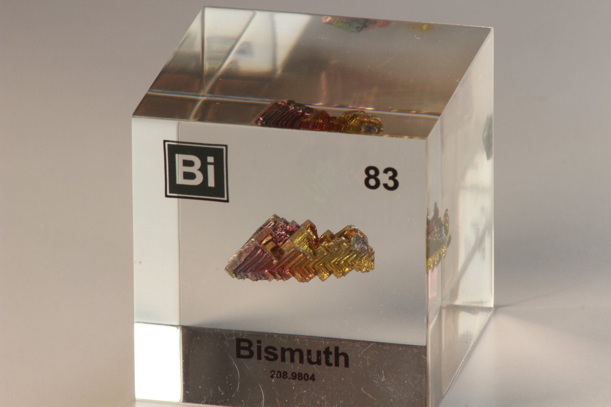 Bismuth Metal Element Acrylic Element Cube | Etsy UK
